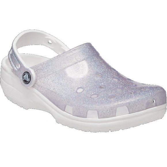 CROCS | Shoes | New Crocs Sizes 6 Womens Classic Translucent Glitter ...